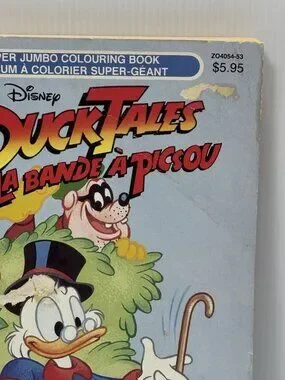 Toys | Disney Ducktales Coloring Book French La Bande A Picsou Golden ...